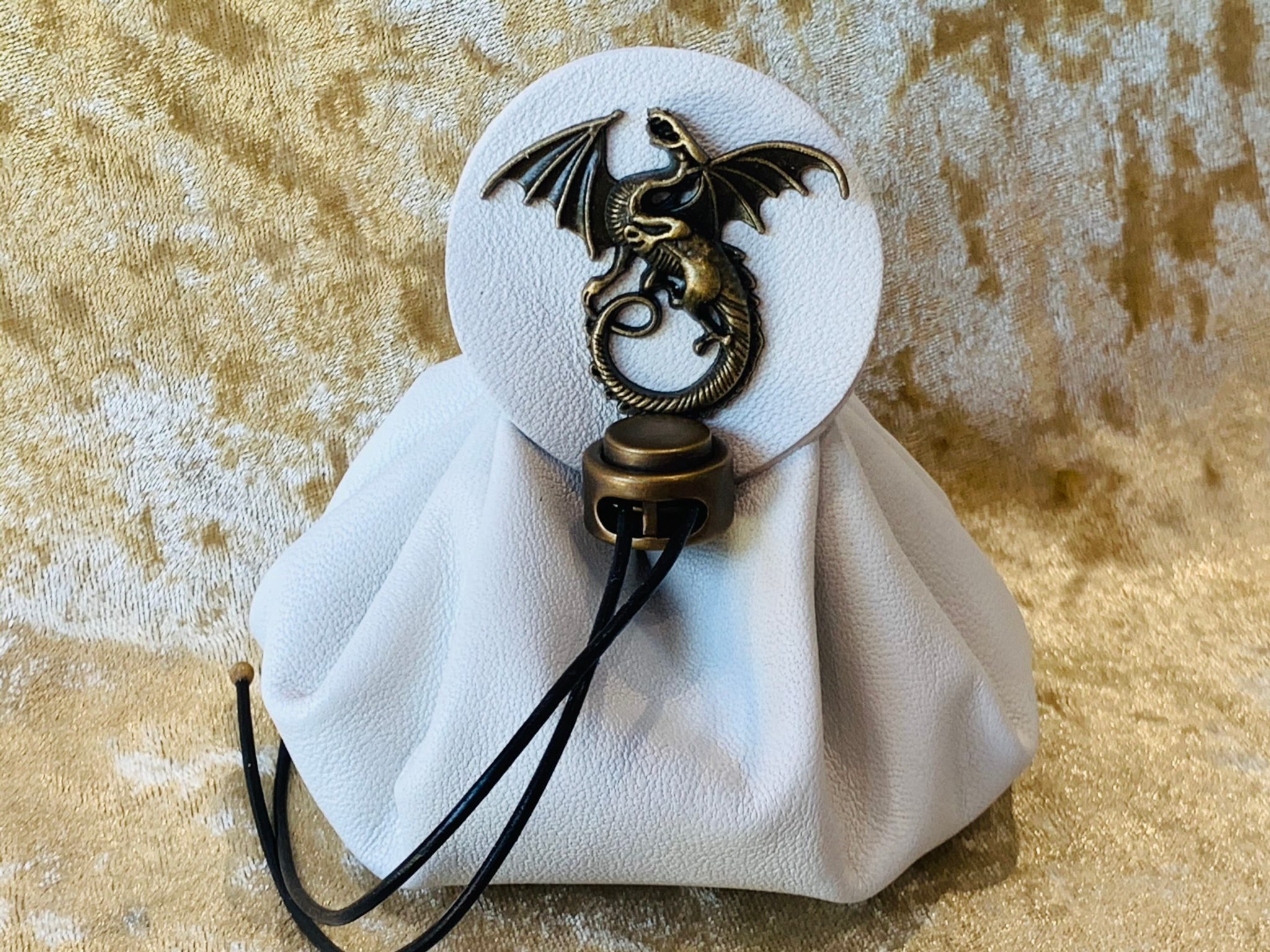 Dungeons and Dragons Leather Dice Bag DnD Gifts Coin Pouch LARP gift