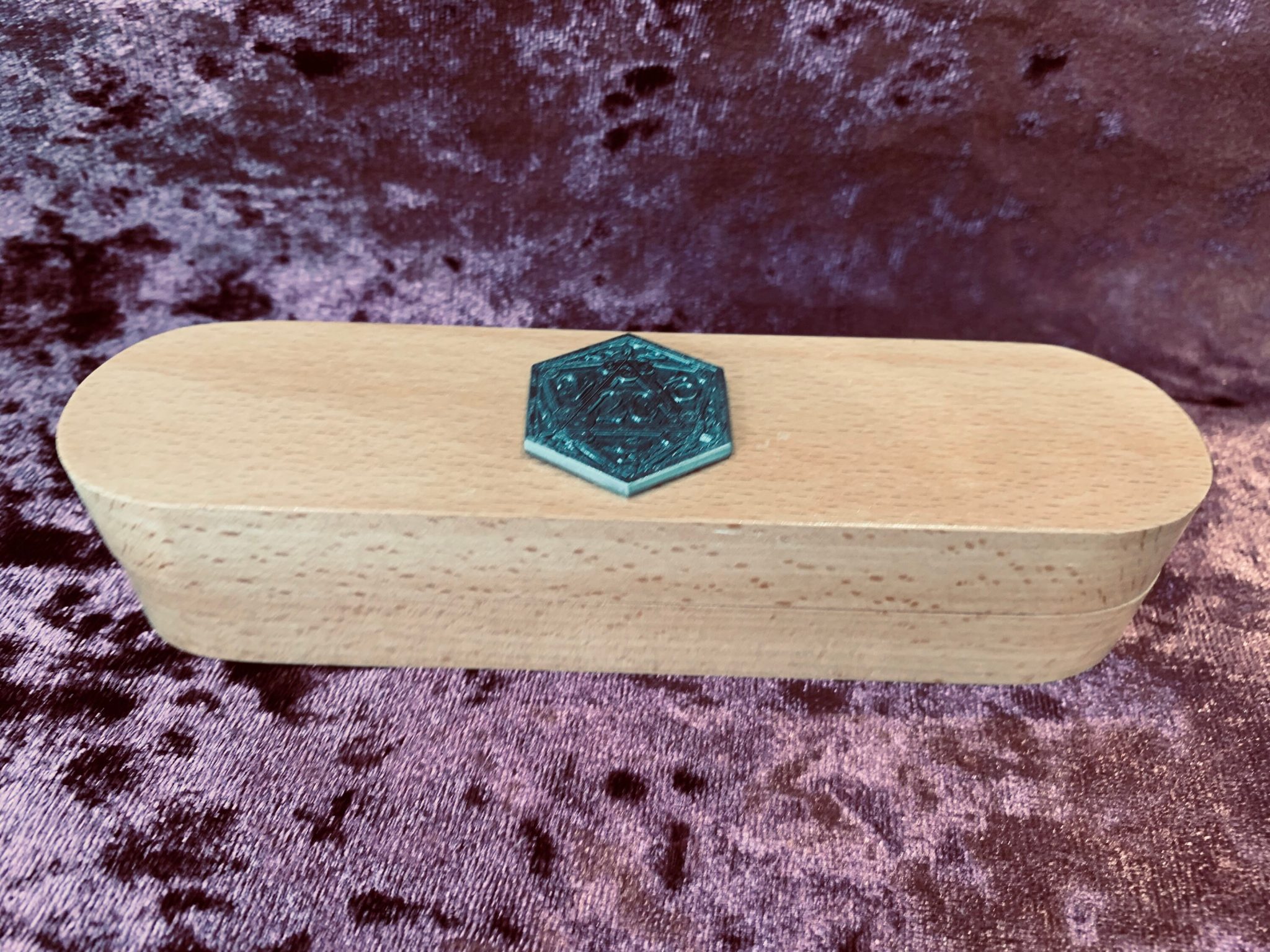 Dice Vault Dungeons and Dragons Leather - DnD Dice Vault with Silver