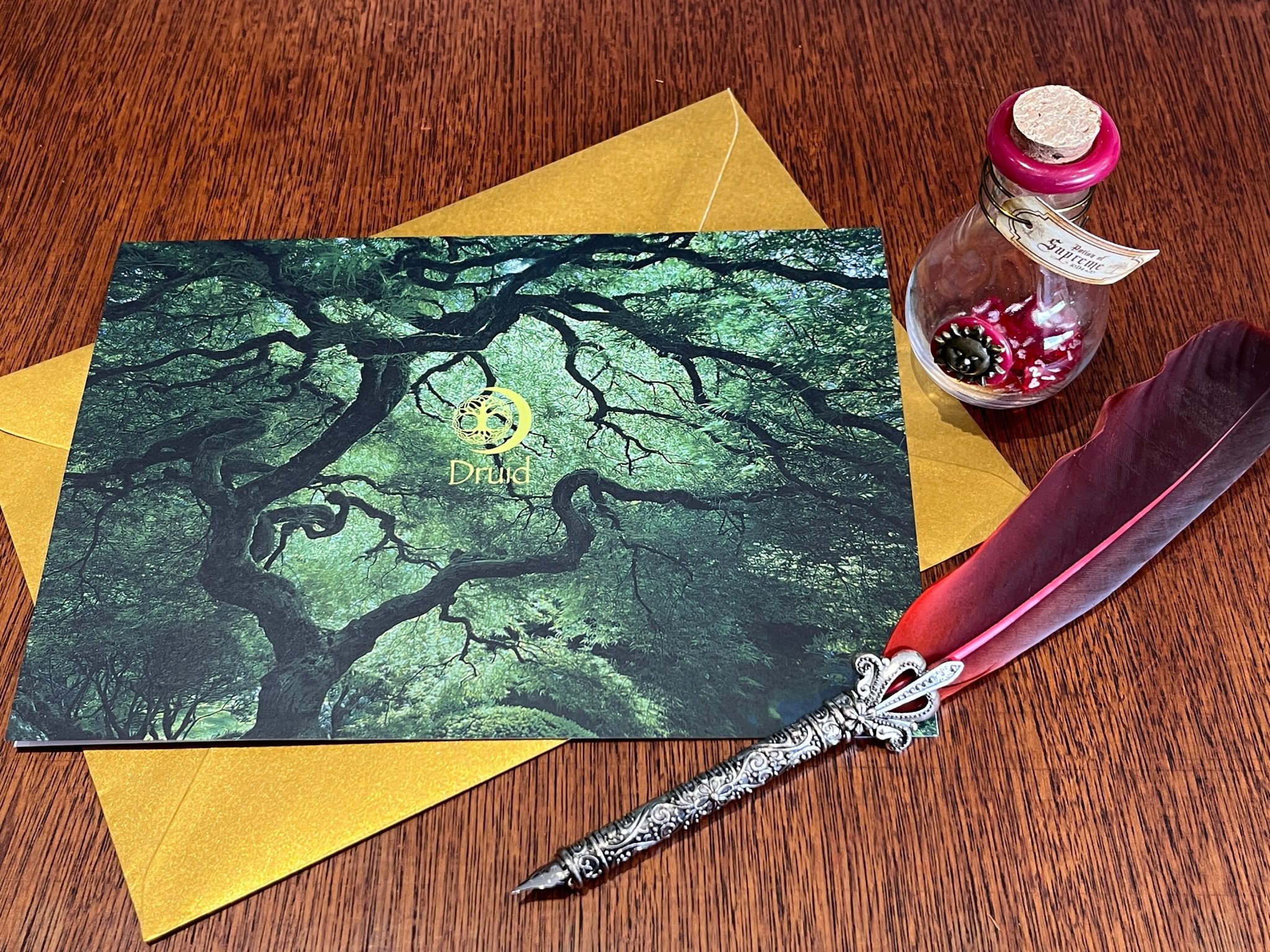 Druid Greeting Card A5 Dungeons and Dragons Druid Class