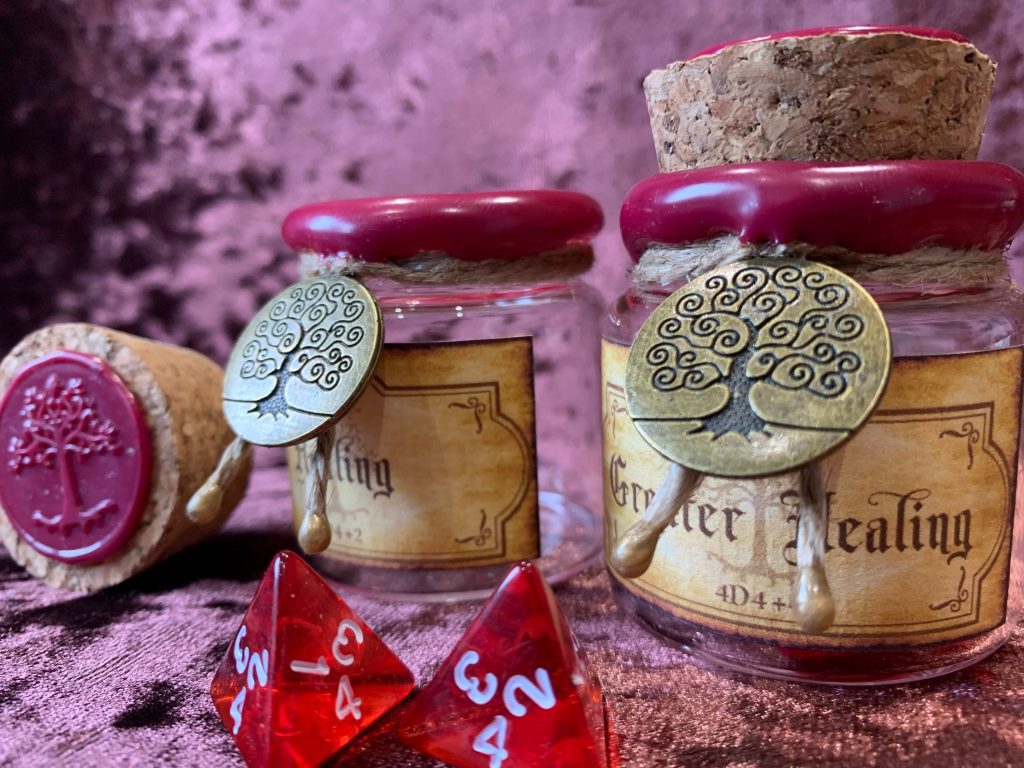 Dungeons and Dragons - 2 set Healing Potions RPG Fantasy Gifts games ...