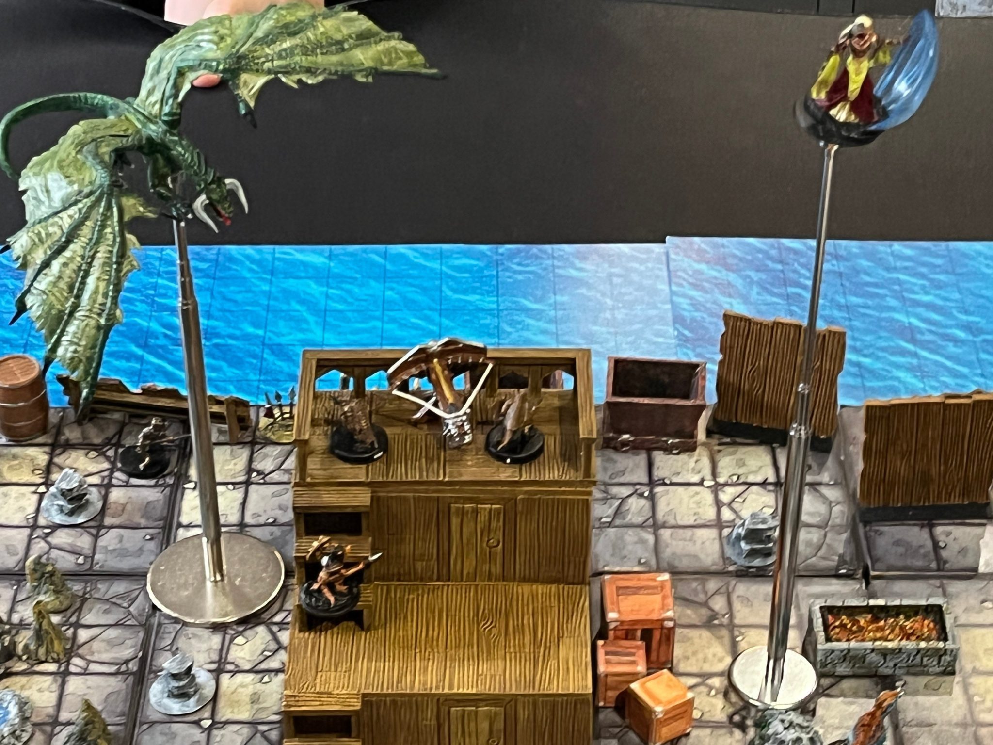 Adjustable Magnetic Flight Stand Combat Risers Dungeons and Dragons