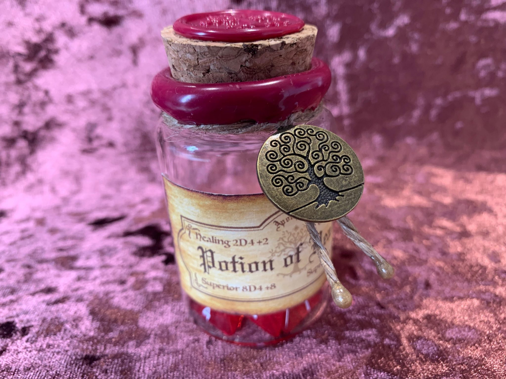 Dungeons and Dragons DnD DnD5e Healing Potion for RPG Props