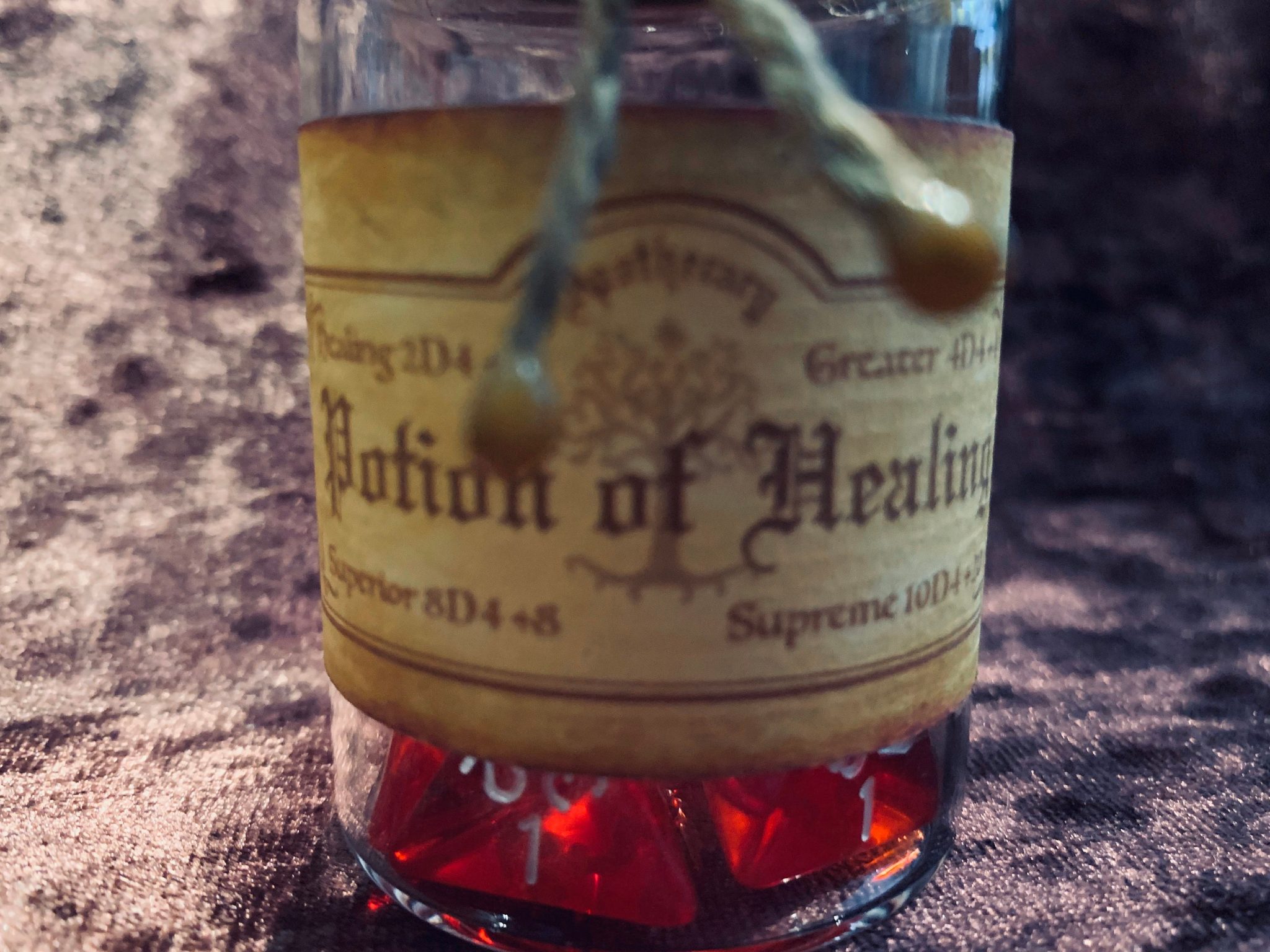 Dungeons and Dragons DnD DnD5e Healing Potion all in one 10 dice DnD