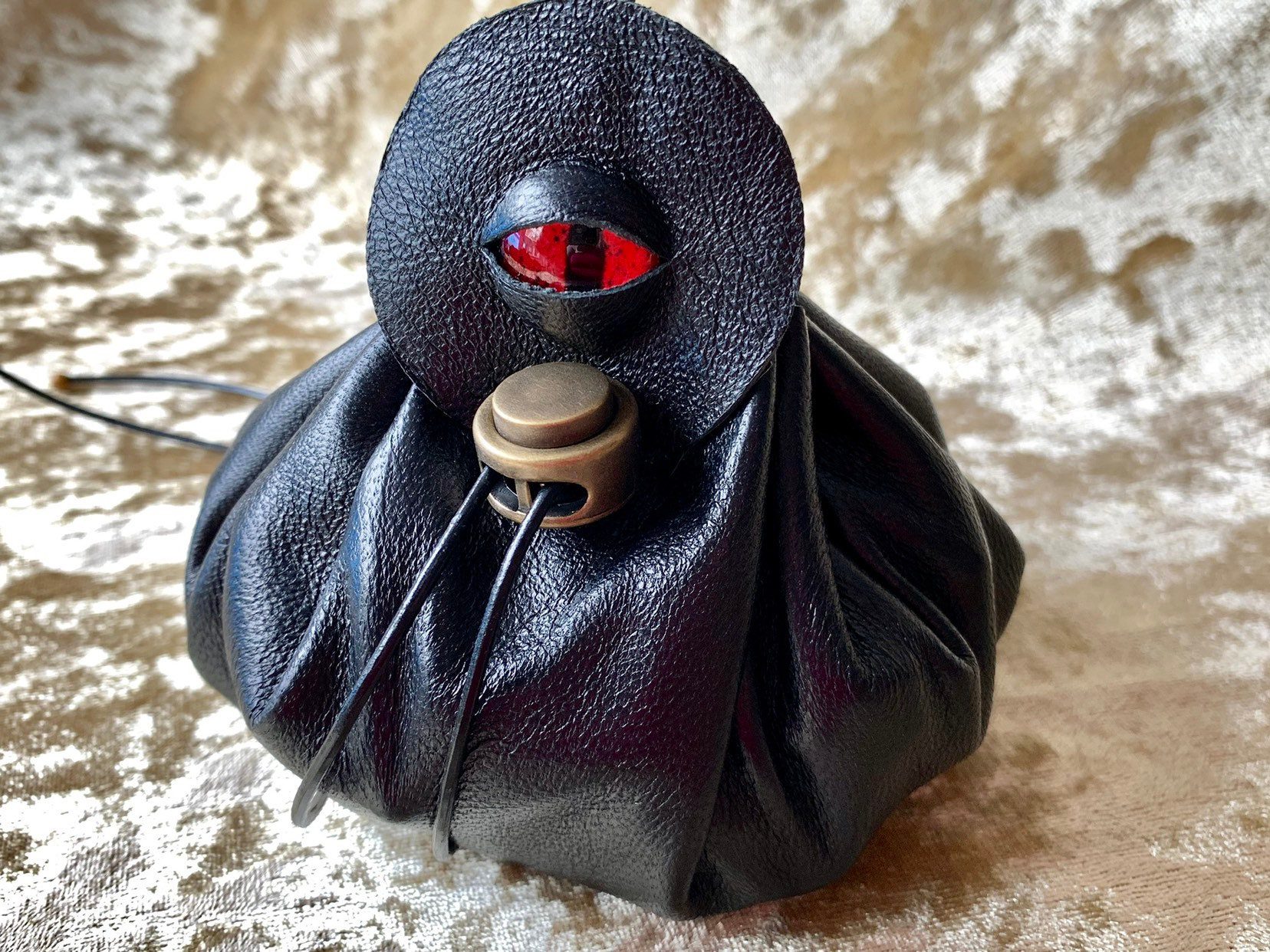 Dungeons and Dragons Leather Dice Bag DnD Dicebag Gifts Coin Pouch