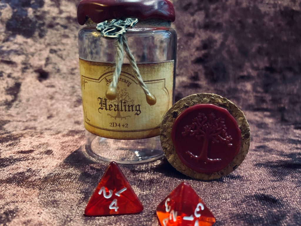 Dungeons and Dragons Healing Potion for RPG fantasy gift games Props