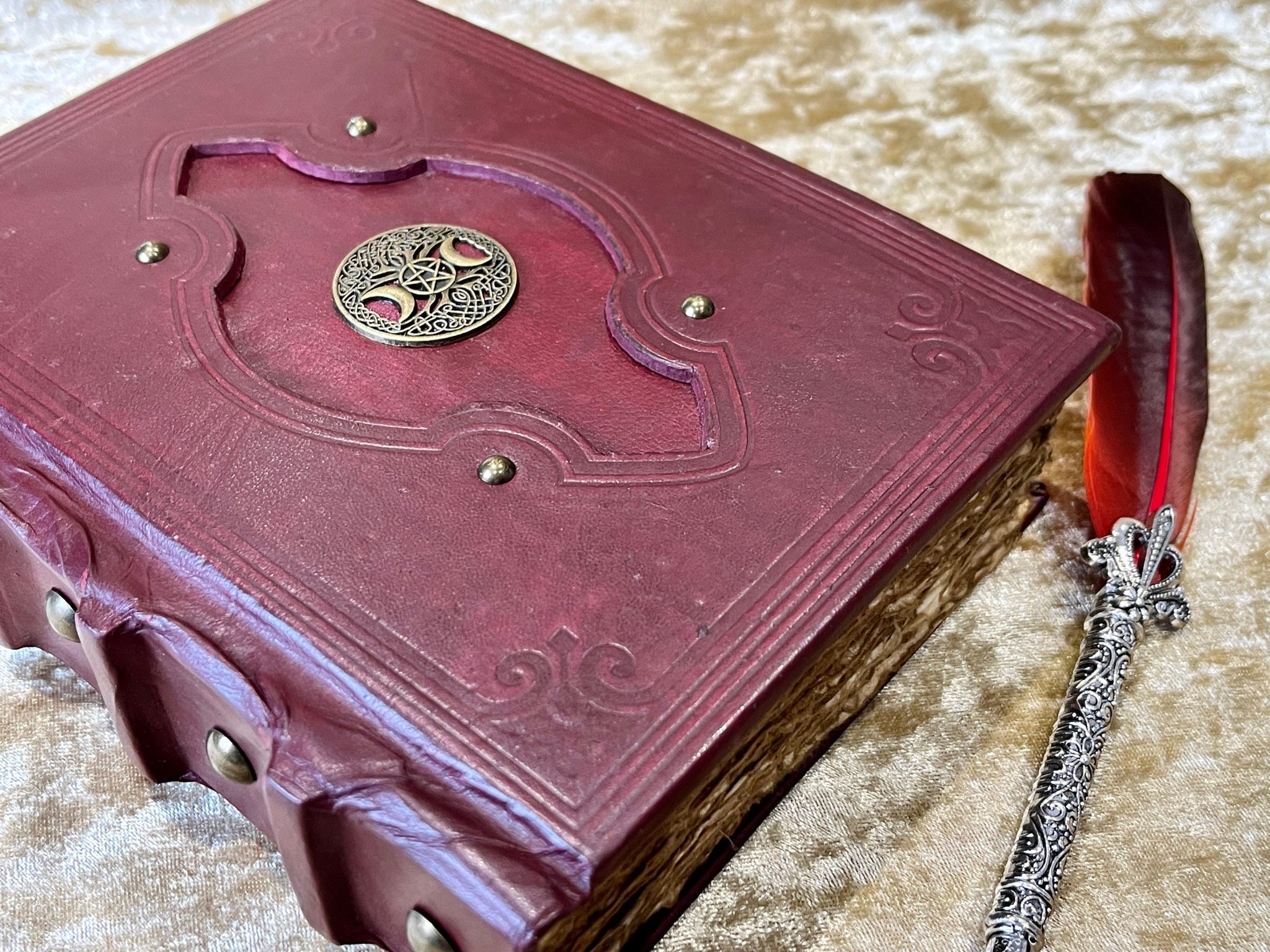 Fantasy Celtic Trinity Knot Tome Book of Shadows BOS Notebook