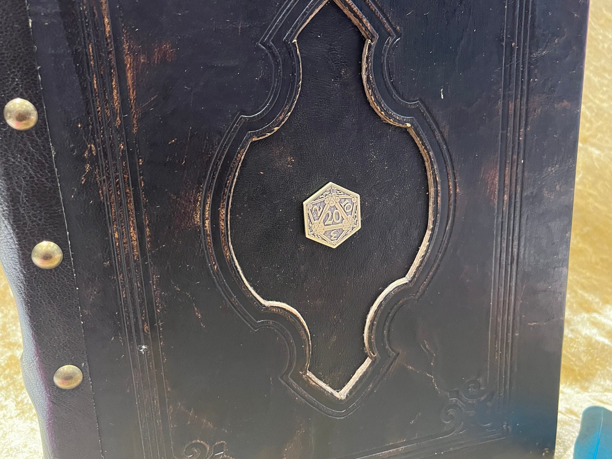 Leather Binder A4 Fantasy D20 Dungeons and Dragons, Witchcraft