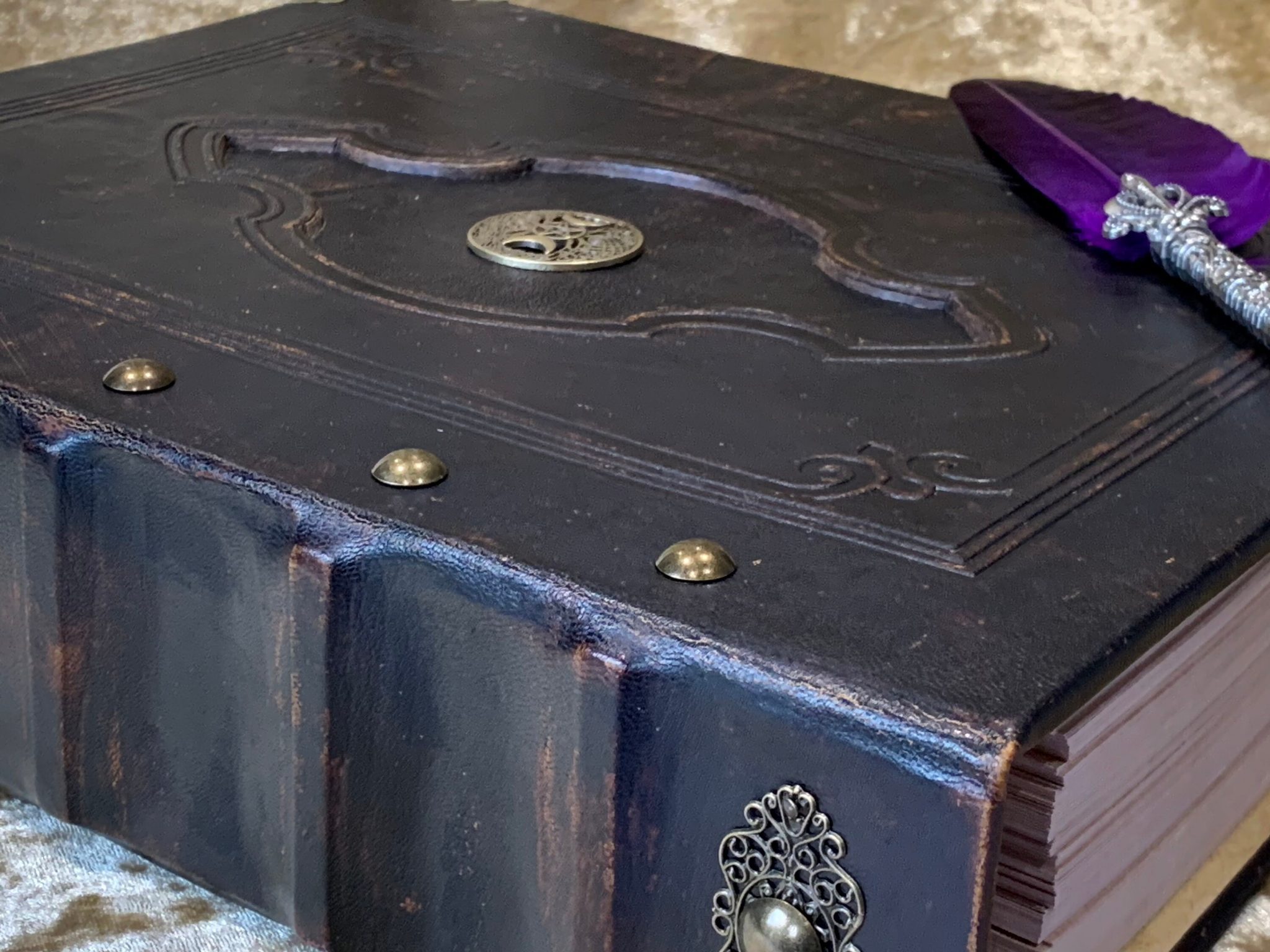Leather Binder A4 Fantasy Dungeons & Dragons, Witchcraft, D&D, RPG
