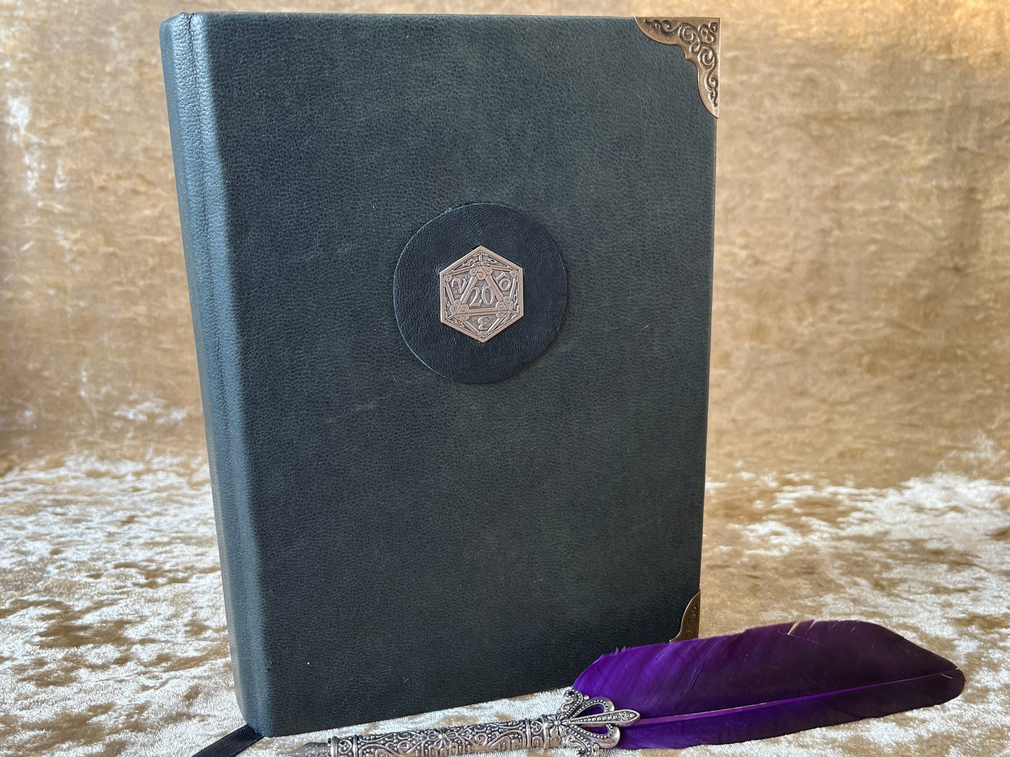 Notebook Journal Dungeons and Dragons Dragon Metal Lone Wolf for Dnd