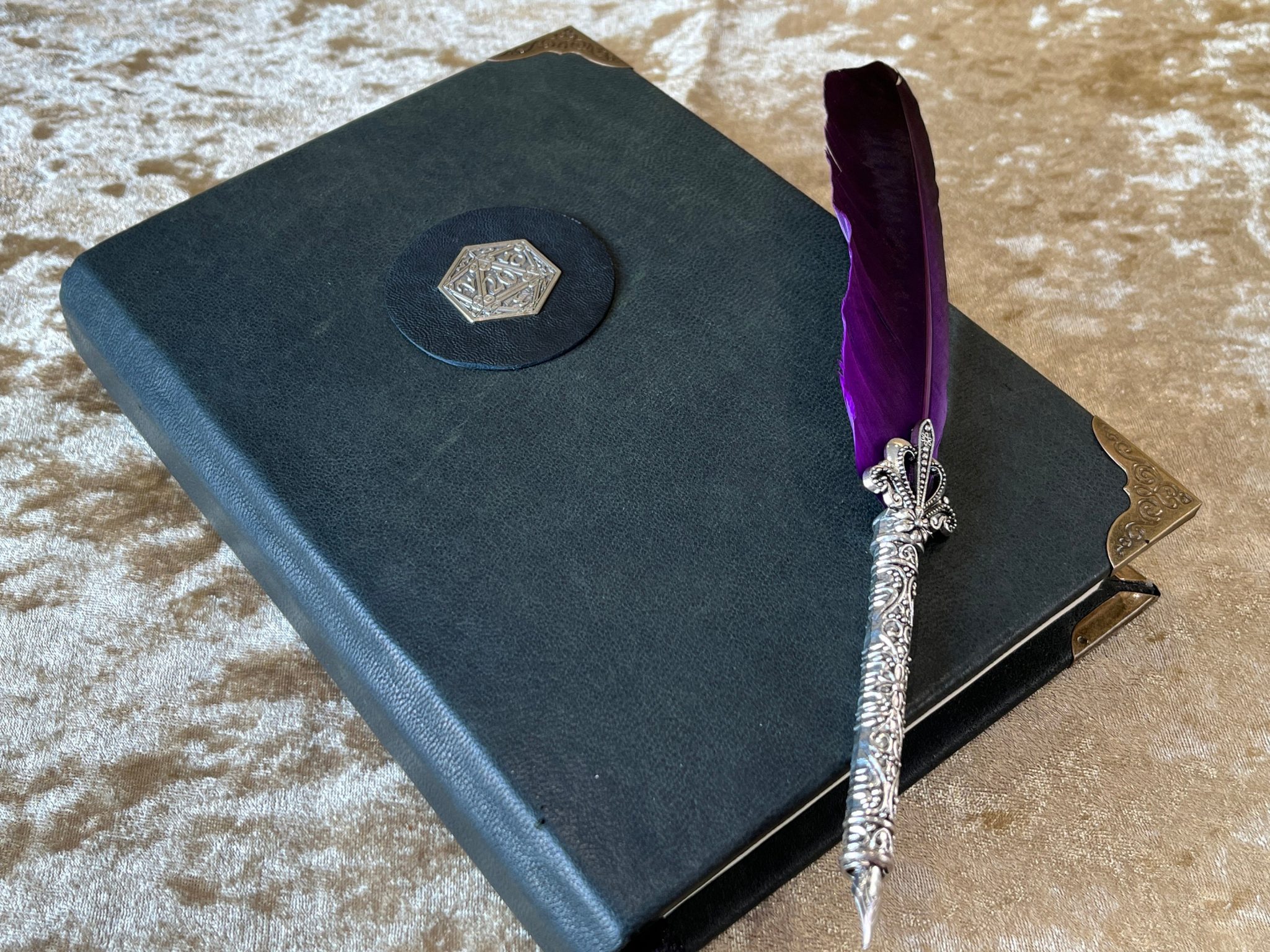 Notebook Journal Dungeons and Dragons Dragon Metal Lone Wolf for Dnd