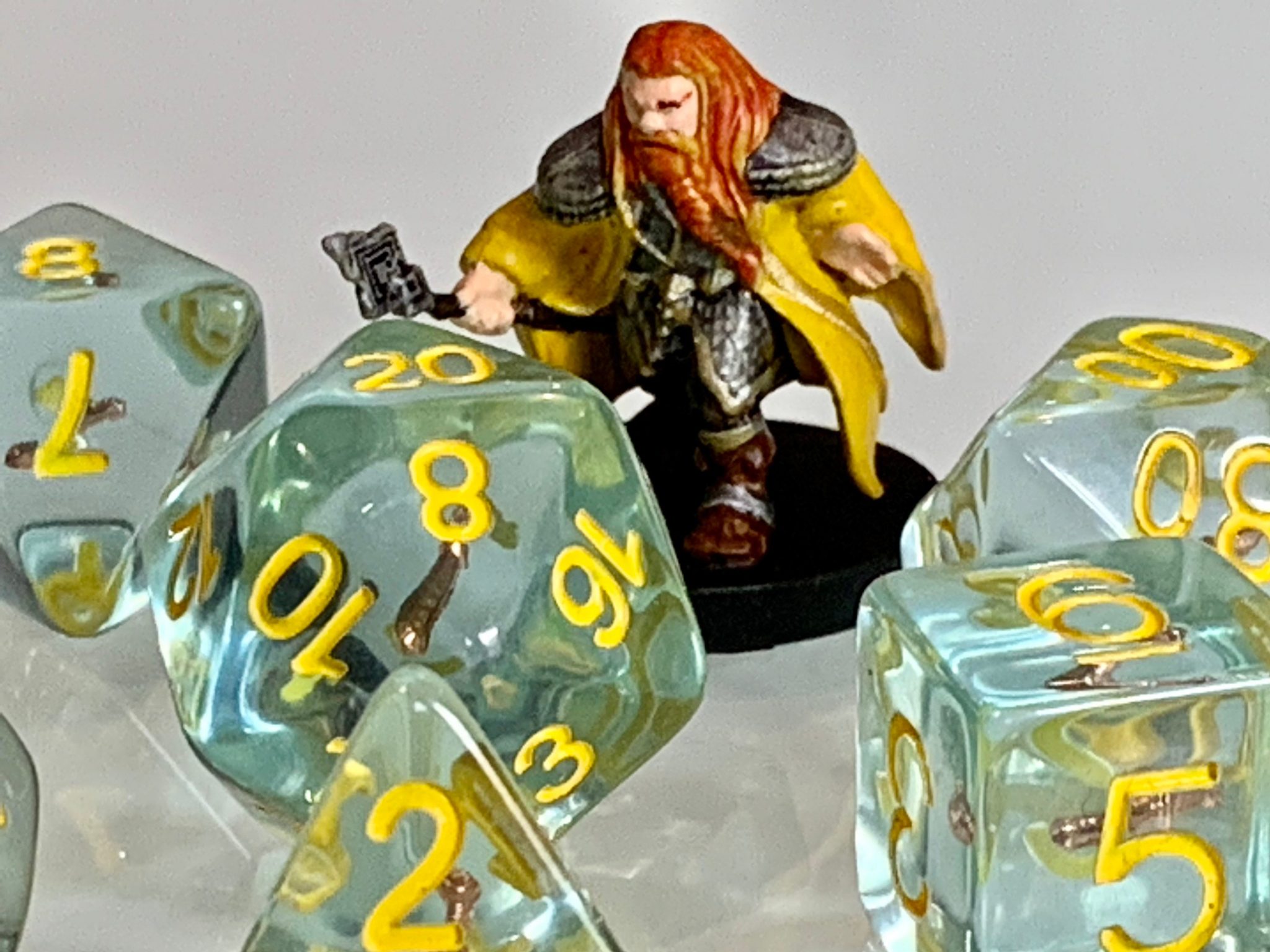Cleric Class Dice Channel Divinity Polyhedral Set for RPG Games like D&D