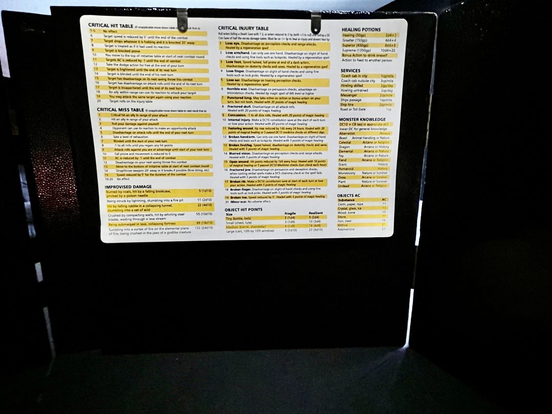 Epic DM Screen Dragon Genuine Leather Tome Dungeon Master DM Screen GM ...