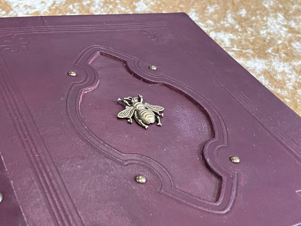 Leather Binder A4 Fantasy Bee D&D, RPG, Prop, Tome Book Grimoire ...