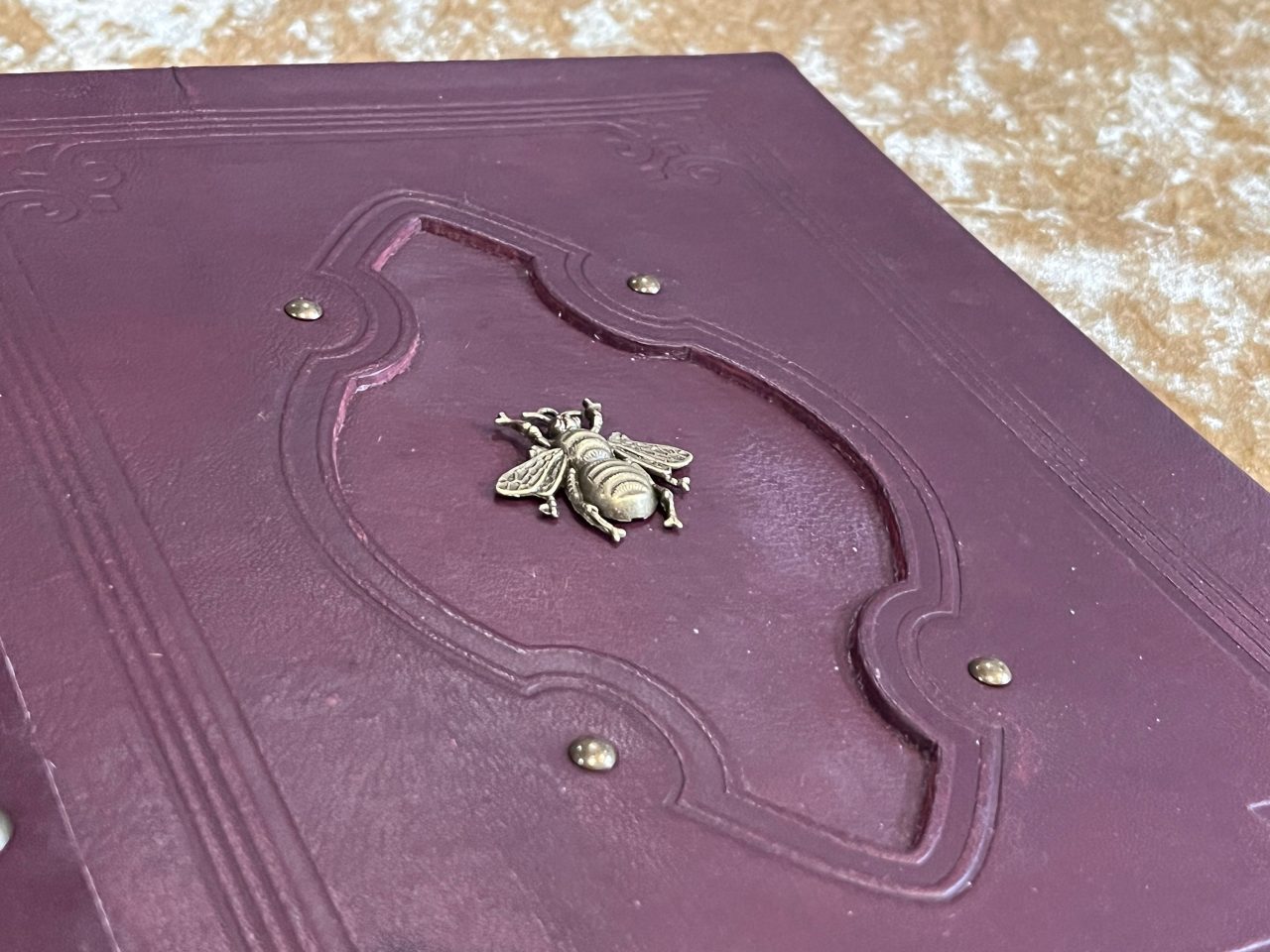 Leather Binder A4 Fantasy Bee D&D, RPG, Prop, Tome Book Grimoire ...