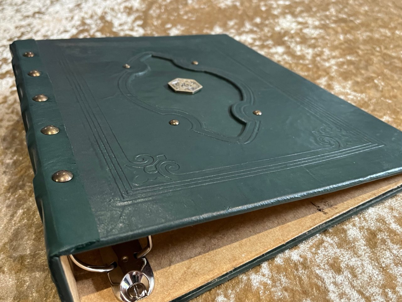 Leather Binder A4 Fantasy D20 Crit D&D, RPG, Prop, Weddings, Tome Book ...