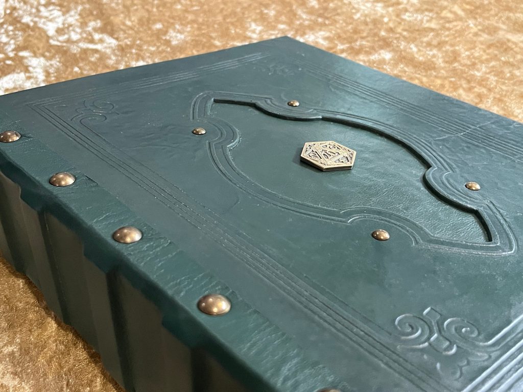 Leather Binder A4 Fantasy D20 Crit D&D, RPG, Prop, Weddings, Tome Book ...