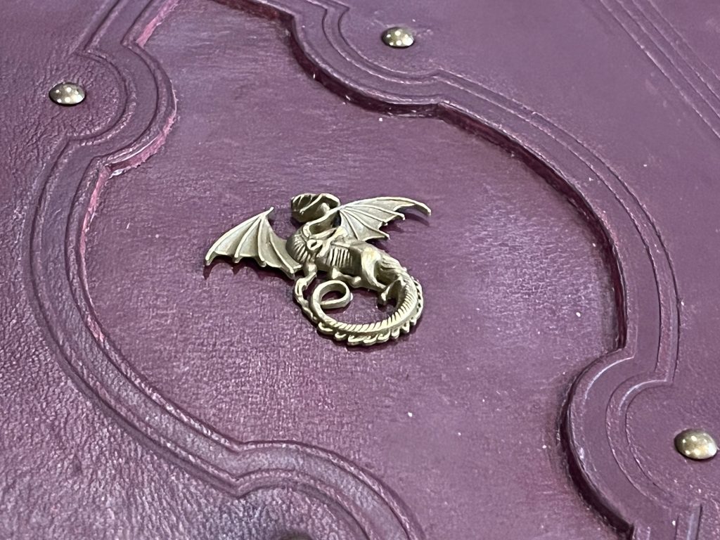 Leather Binder A4 Fantasy Dragon D&D, RPG, Prop, Tome Book Grimoire ...