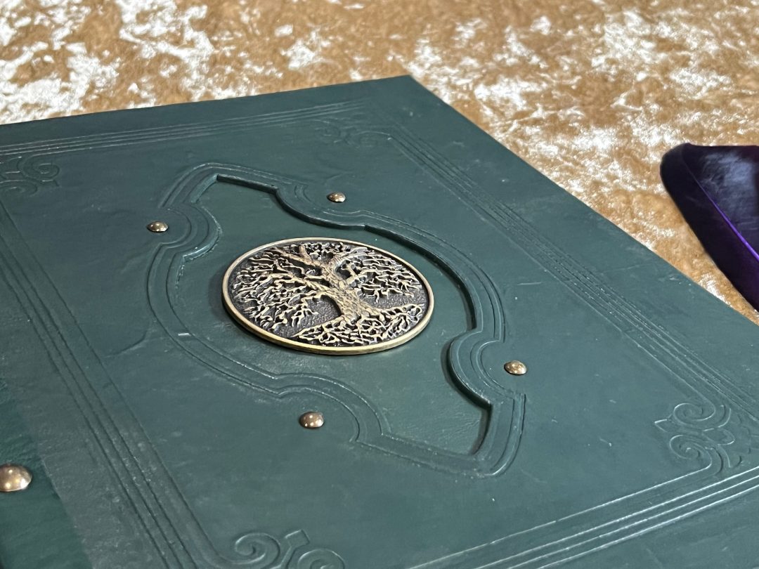 Leather Binder A4 Fantasy Tree of Life D&D, RPG, Prop, Weddings, Tome ...