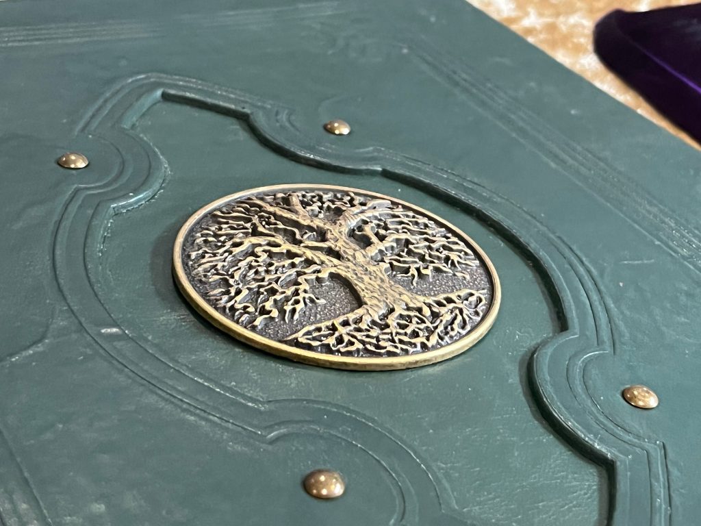 Leather Binder A4 Fantasy Tree of Life D&D, RPG, Prop, Weddings, Tome ...