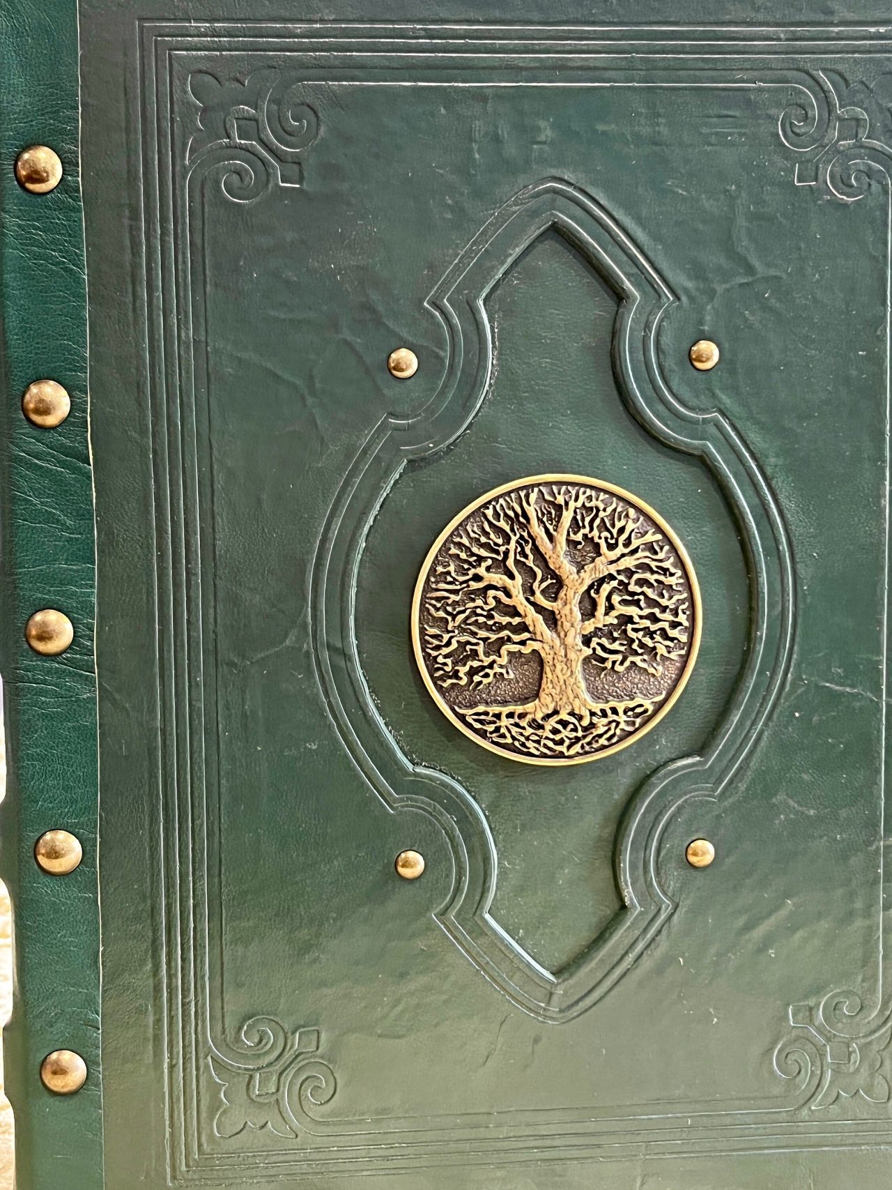 Leather Binder A4 Fantasy Tree of Life D&D, RPG, Prop, Weddings, Tome ...