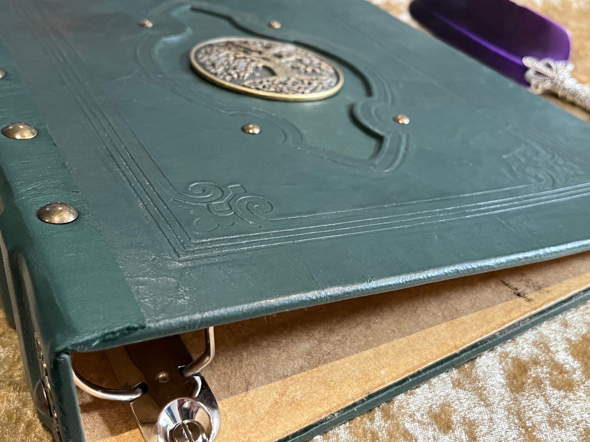 Leather Binder A4 Fantasy Tree of Life D&D, RPG, Prop, Weddings, Tome ...