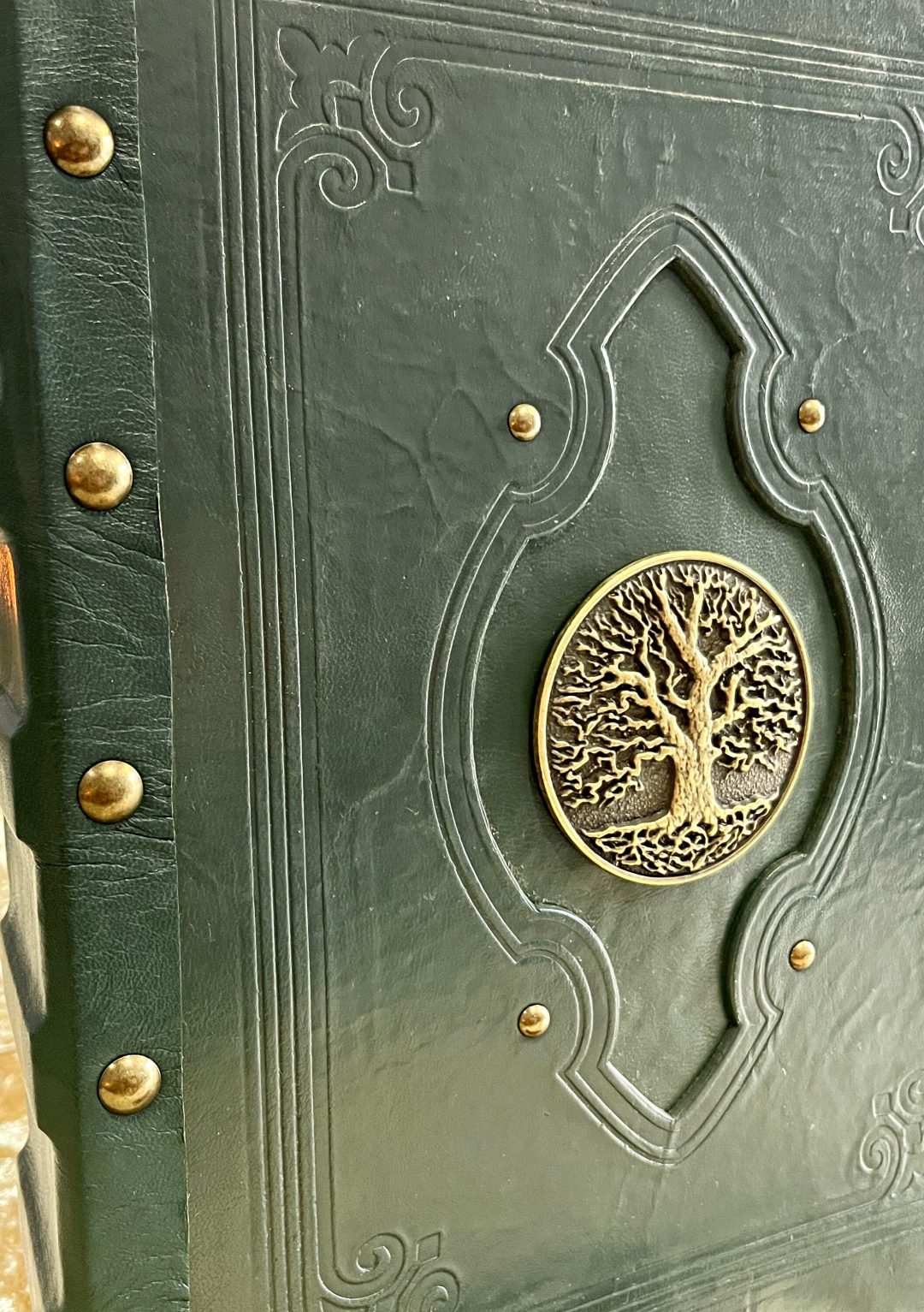 Leather Binder A4 Fantasy Tree of Life D&D, RPG, Prop, Weddings, Tome ...