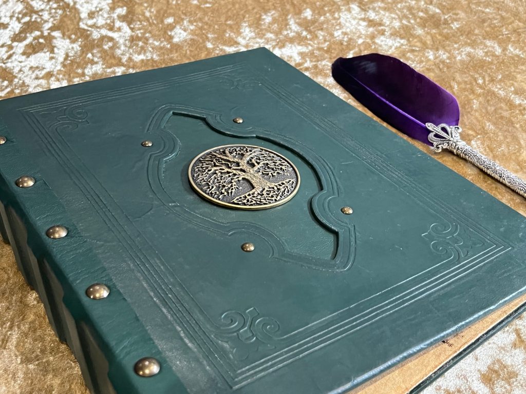Leather Binder A4 Fantasy Tree of Life D&D, RPG, Prop, Weddings, Tome ...