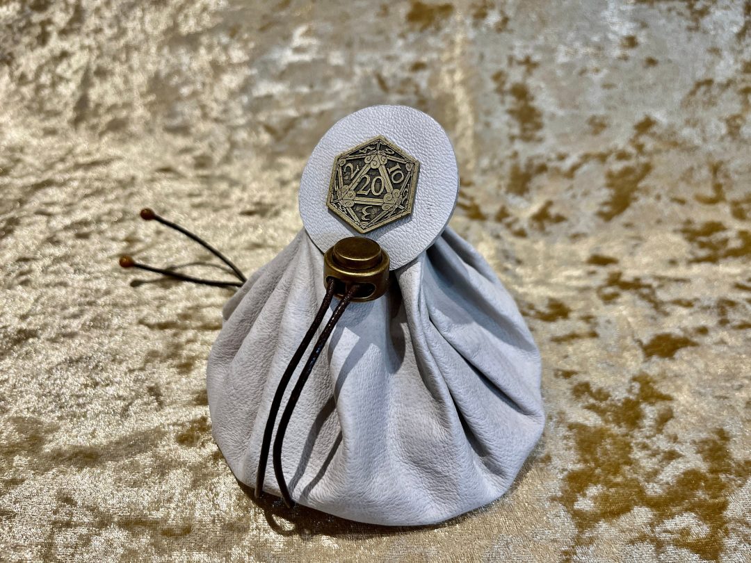 Leather Dice Bag Pouch for Dungeons and Dragons, RPG and Cosplay ...