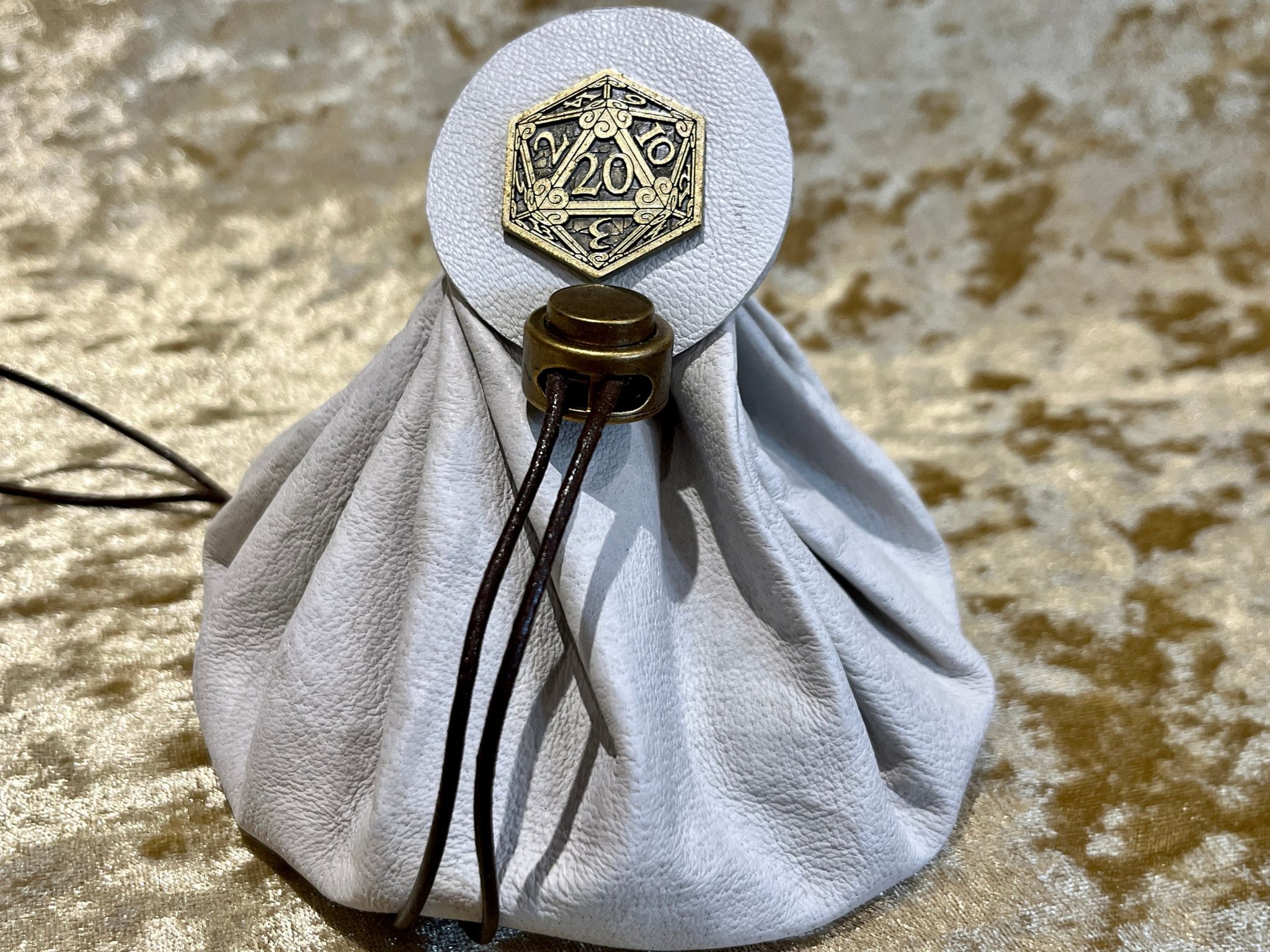 Leather Dice Bag Pouch for Dungeons and Dragons, RPG and Cosplay ...