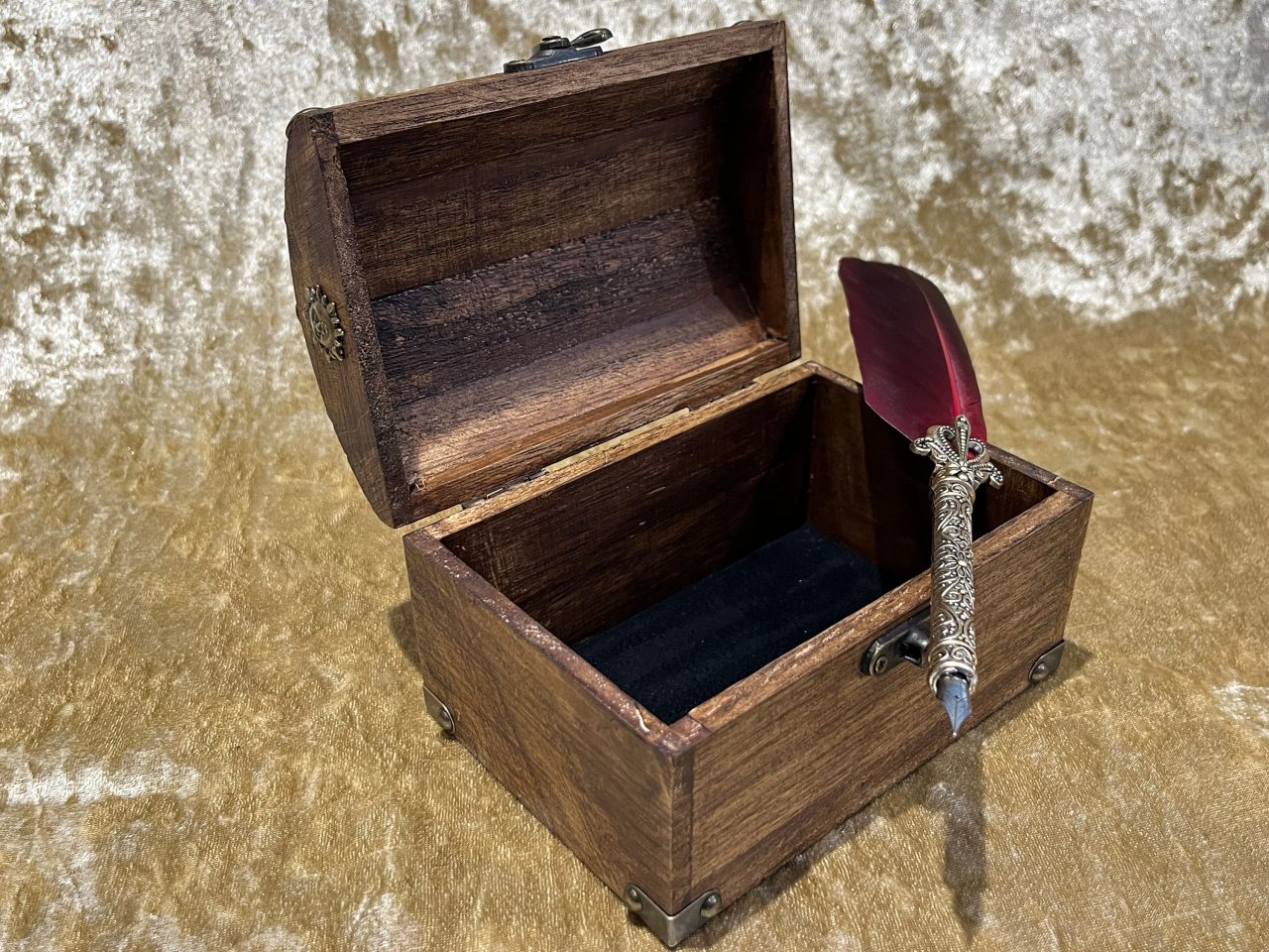 Triple Goddess Fantasy Wooden DND Dice Chest and DnD Dice Box for ...